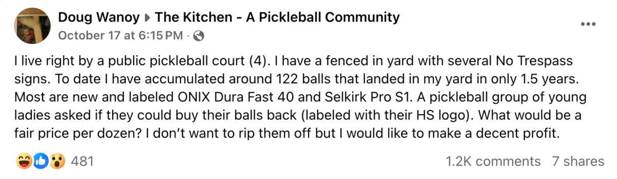 Doug Wanoy, the Pickleball Troll, is Back for More Abuse - Inside the Den